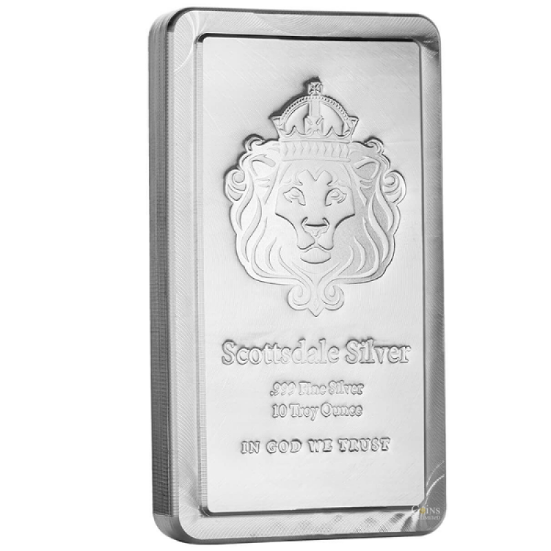 Scottsdale 10 oz 99.9% Pure Silver Stacker Wafer/Bar *E-TRANSFER ...