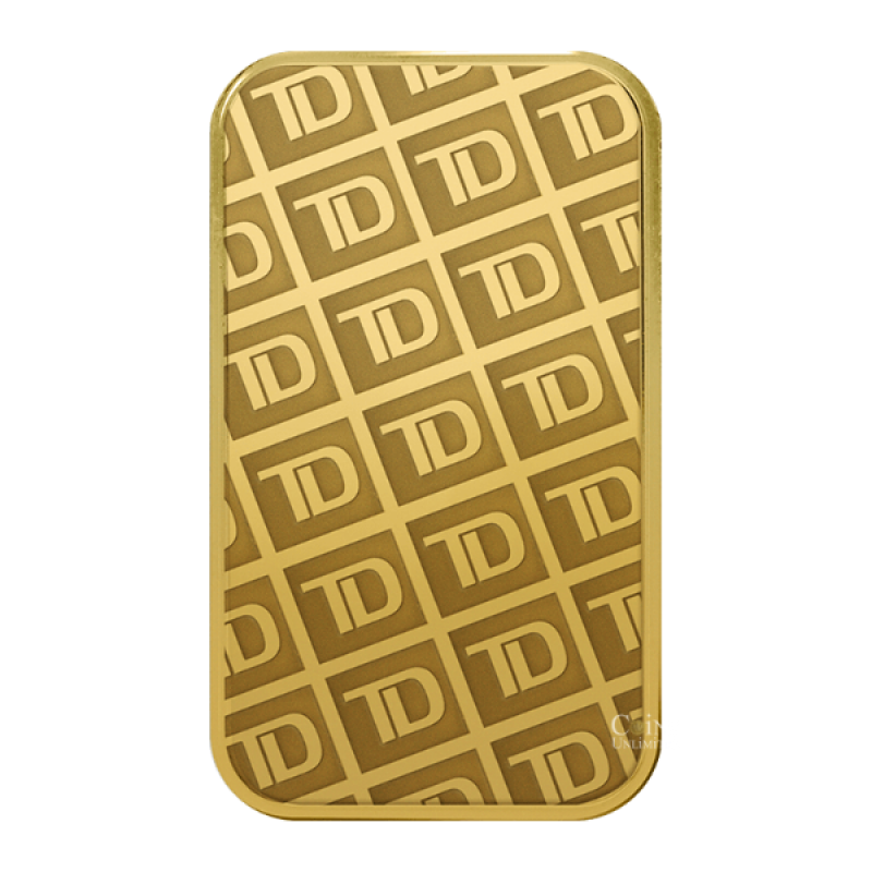 TD Bank 2.5g 99.99% Pure Gold Bullion Bar/Wafer *E-TRANSFER & CANADA ONLY*