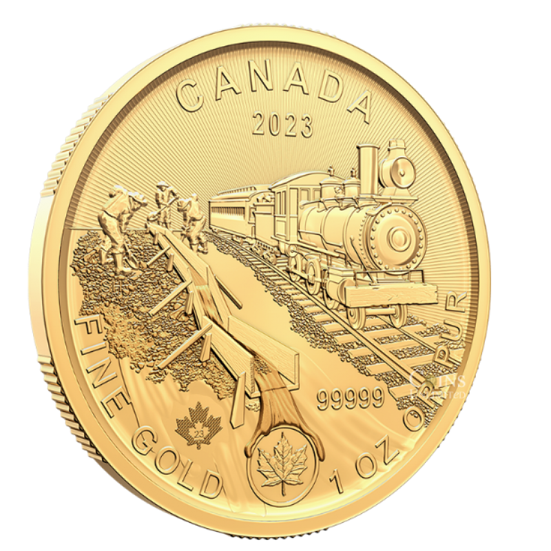 2023 Canada $200 Klondike Gold Rush: Passage for Gold 1 oz Pure Gold Coin