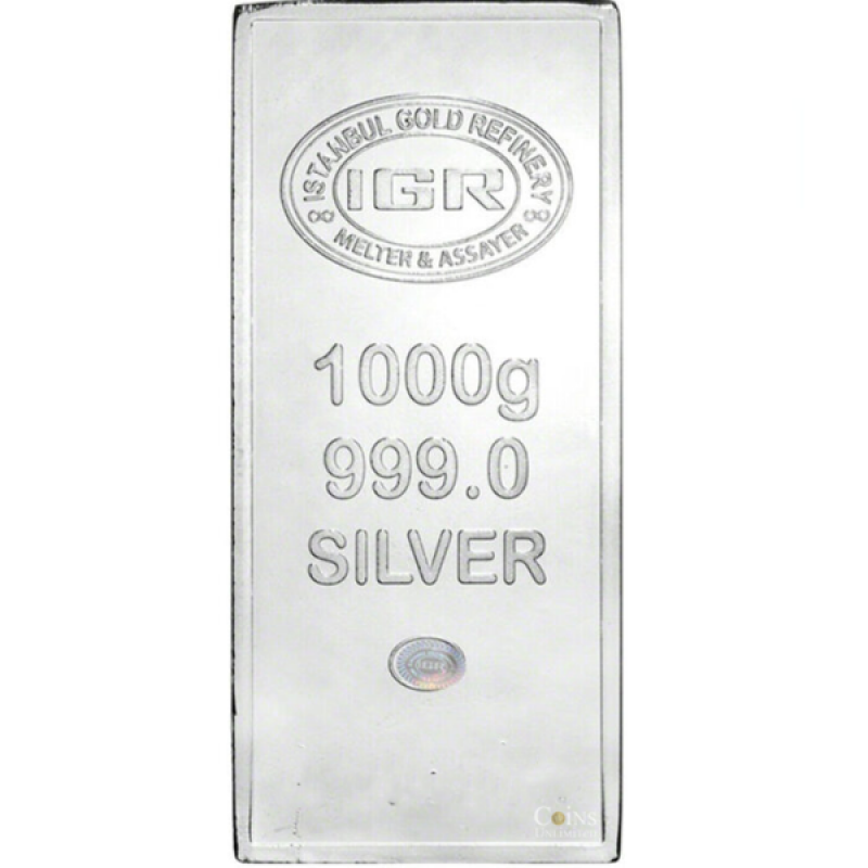 IGR (Istanbul Gold Refinery) 1000g (1 kilo) With Assay Card 99.9% Pure ...
