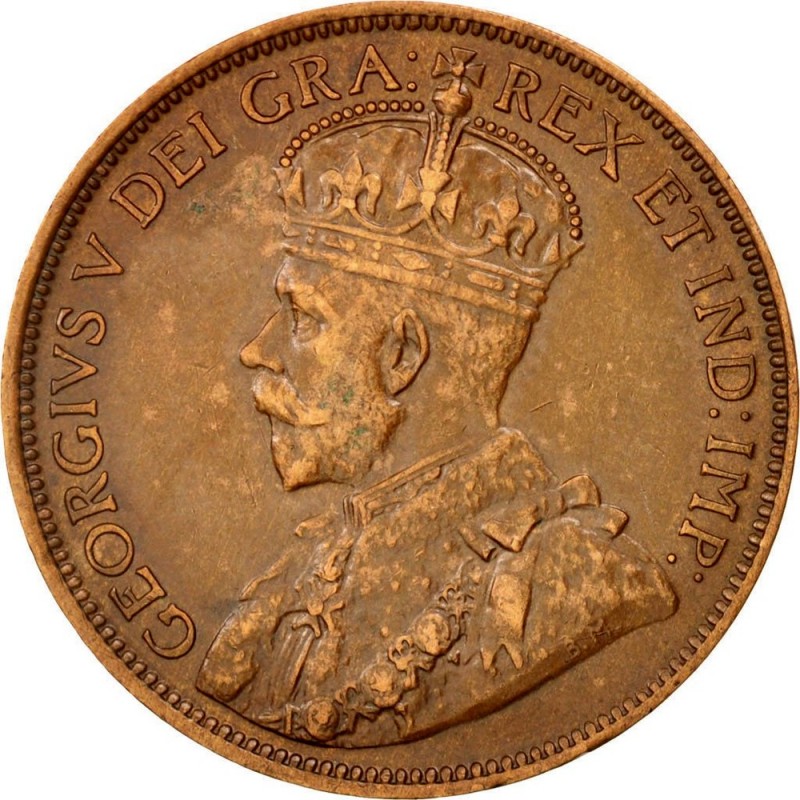 1919 Canadian 1 Cent Large Penny Coin VF 1919 Canadian 1 Cent Large Penny Coin VF