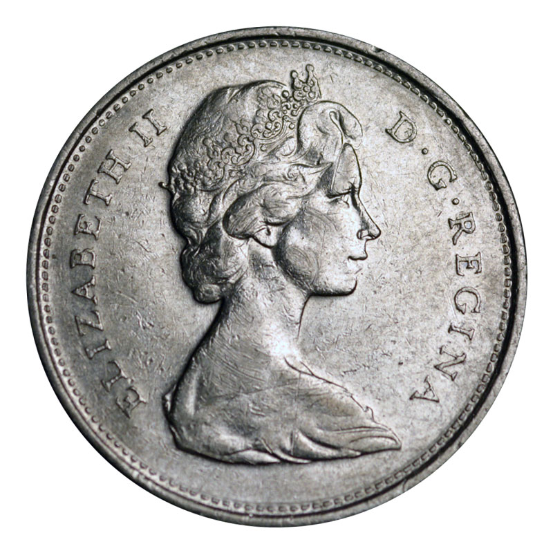 1970 Canadian 25-Cent Caribou Quarter Roll in Coin Tube or paper wrap ...