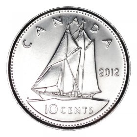 2017 (1867-) Canadian 10-Cent Wings of Peace 150th Anniv Dime Coin ...