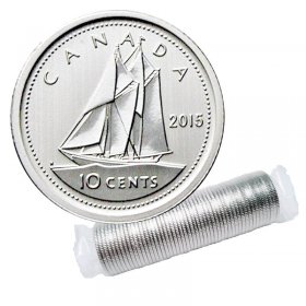 2017 (1867-) Canadian 10-Cent Wings of Peace 150th Anniv Dime Coin ...