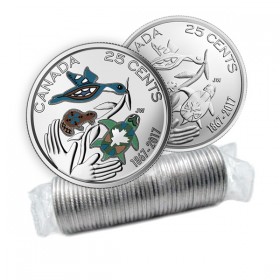 2017 (1867-) Canadian 25-Cent Hope For A Green Future 150th Anniv ...