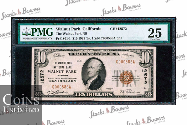 Coins Unlimited enters rare US Banknote at Stack's Bowers Numismatic ...