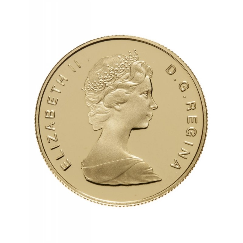 1986 Canadian $100 International Year of Peace 22-karat Gold Coin
