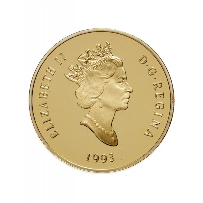 1993 Canada 14-karat Gold $100 Coin - The Horseless Carriage