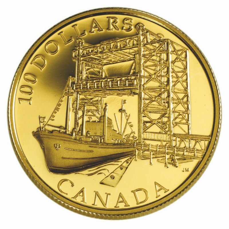 2004 Canadian $100 Commencement of the St. Lawrence Seaway Construction ...