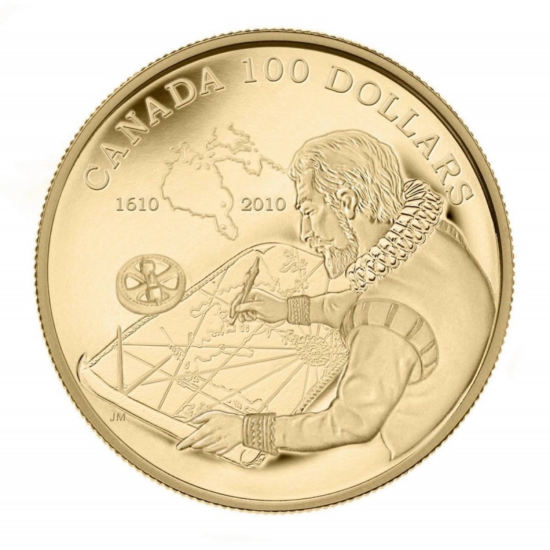 2010 (1610-) Canada $100 400th Anniversary of The Discovery of Hudson's ...