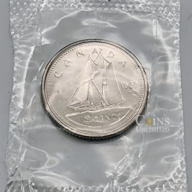 2002-P (1952-) Canadian 10-Cent Bluenose Schooner/Queen's Jubilee Dime ...