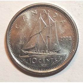 2001-P Canadian 10-Cent Year of Volunteers/Marching Mothers Dime Coin ...