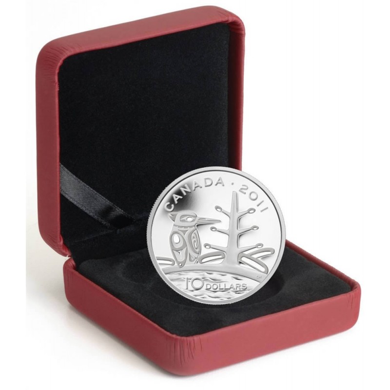 2011 Canadian $10 Legendary Nature: Boreal Forest Proof Fine Silver Coin
