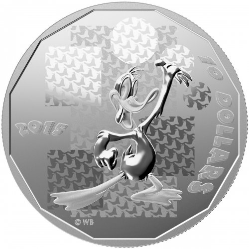 2015 Canadian $10 Looney Tunes™: Daffy Duck "You're Despicable" - 1/2 ...