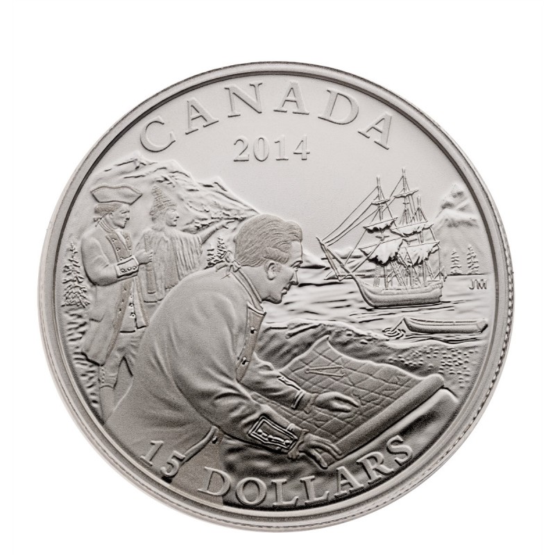2014-2015 Canada $15 Exploring Canada: 10 Coin - Fine Silver Set