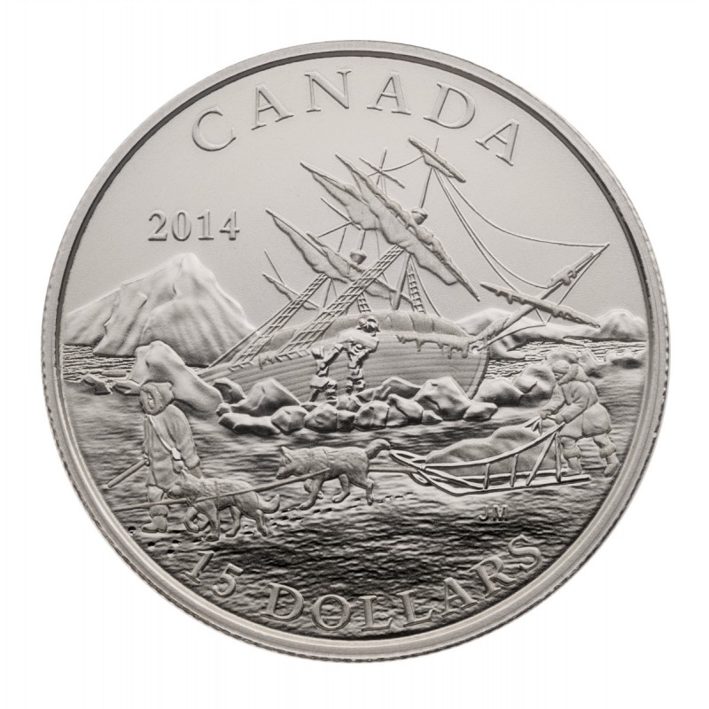 2014-2015 Canada $15 Exploring Canada: 10 Coin - Fine Silver Set