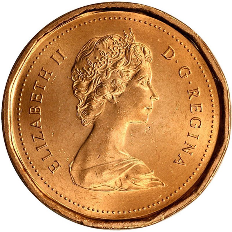 1982 Canadian 1 Cent Maple Leaf Twig Penny Coin Brilliant Uncirculated 1982 Canadian 1 Cent Maple Leaf Twig Penny Coin Brilliant Uncirculated