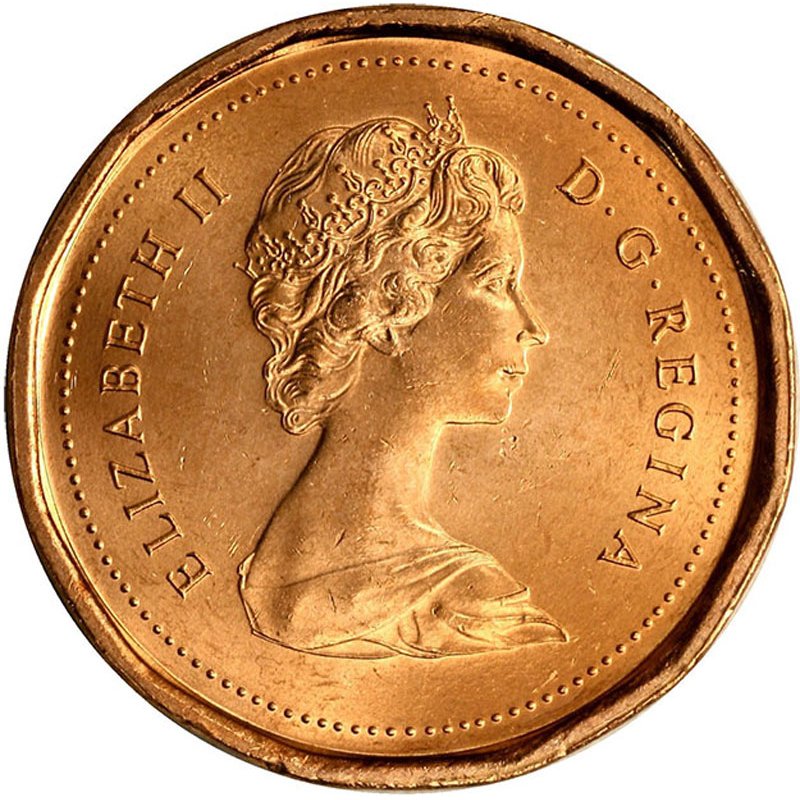 1988 Canadian 1 Cent Maple Leaf Twig Penny Coin Brilliant Uncirculated 