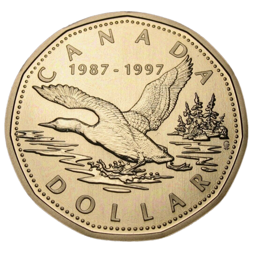 1997 (1987-) Canadian $1 Flying Loon Dollar Specimen Coin