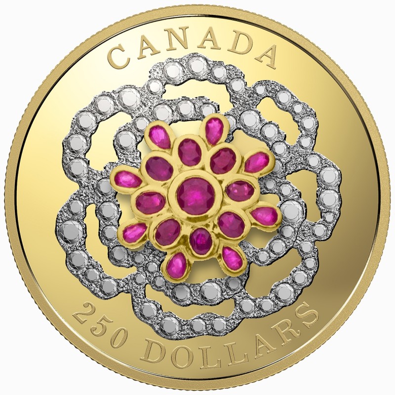 2018 Canadian $250 A Crown Jewel - Pure Gold Coin