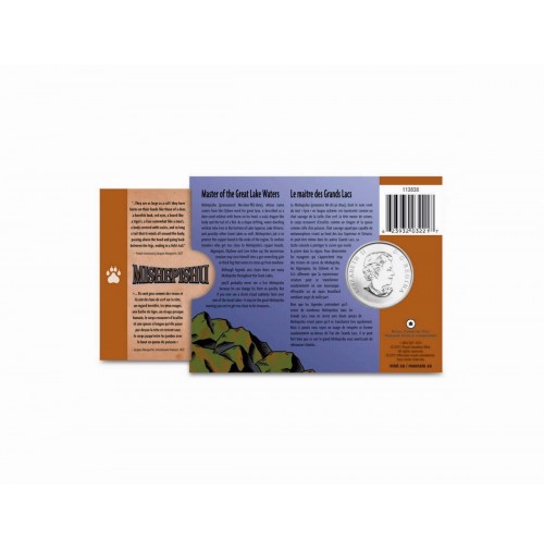 2011 25 Cent Coin - Canadian Mythical Creatures: Mishepishu