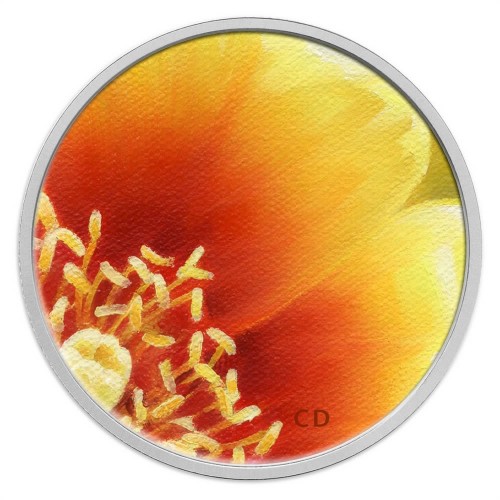 2013 Canadian 25-Cent Magnified Beauty: The Eastern Prickly Pear Cactus ...