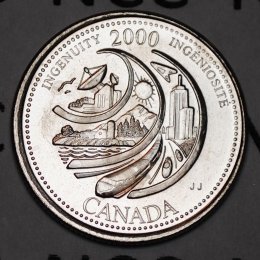 1999-2000 Canadian 25-Cent Millennium Quarter Coins
