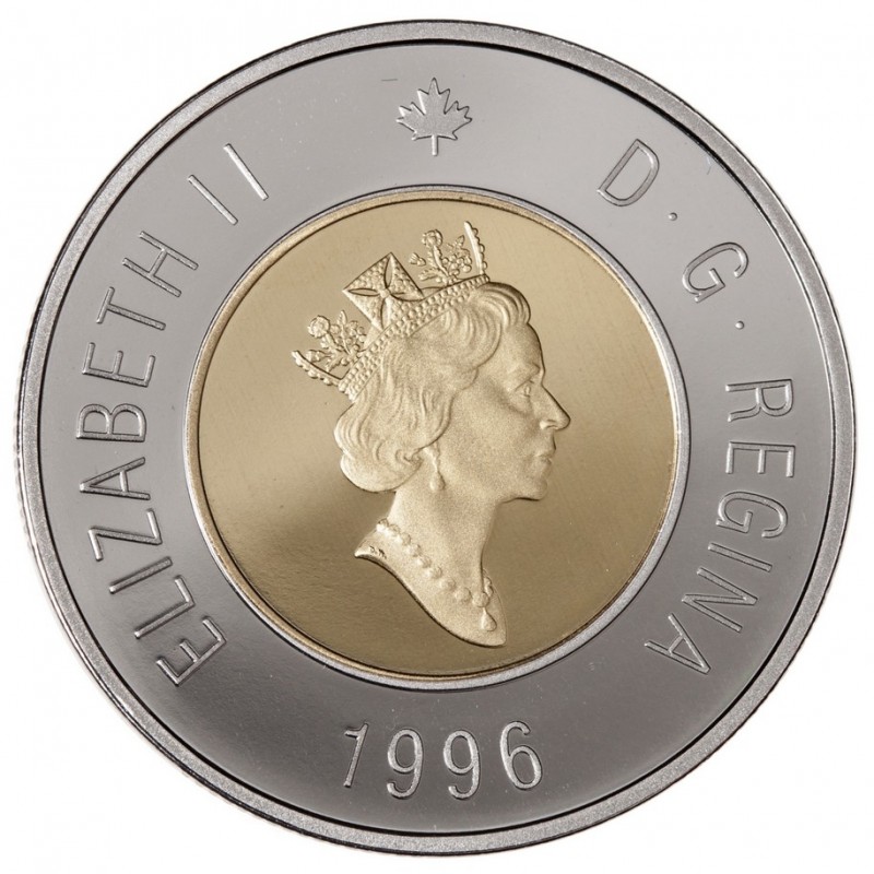 1996 Canadian $2 Polar Bear Toonie Proof Coin