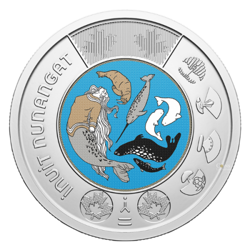 2024 Canada $2 Celebrating Inuit Nunangat Colourized Toonie Coin ...