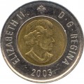 2003 Canadian $2 Polar Bear/New Effigy Toonie Coin (Brilliant Uncirculated)
