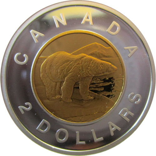 2014 Canadian $2 Polar Bear Toonie Proof Coin