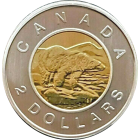 2007 Canadian $2 Polar Bear Toonie Proof-like (PL) Coin