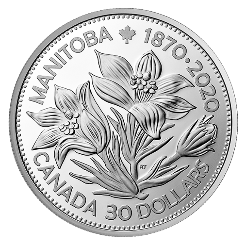 2020 Canadian $30 Manitoba 150: United in Celebration - 2 oz Fine ...