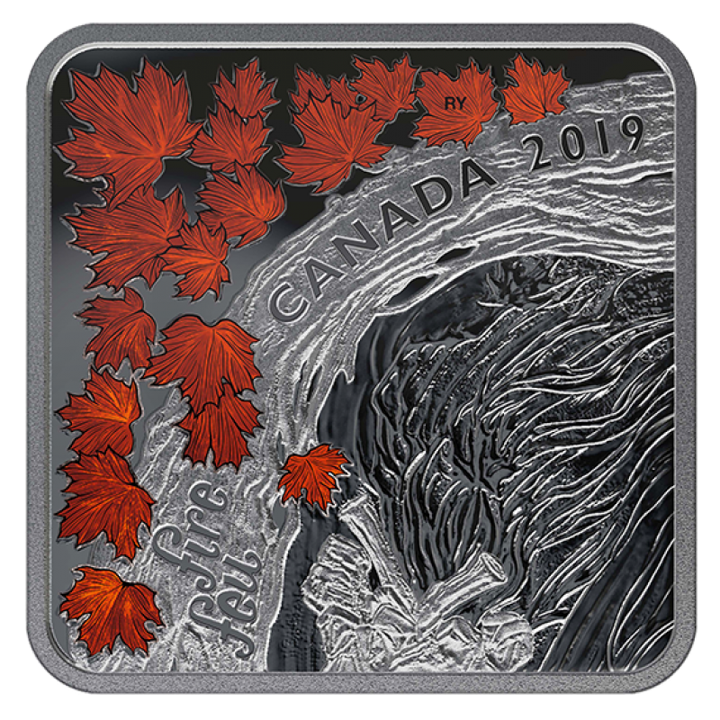 2019 Canadian $3 The Elements - Fine Silver Coloured 4-Coin Set