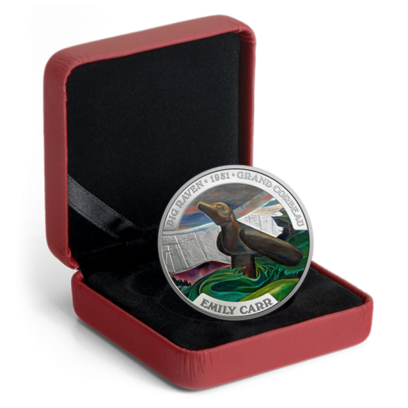 2018 Canadian $50 Famous Canadian Art: Emily Carr - 5 oz Fine Silver Coin
