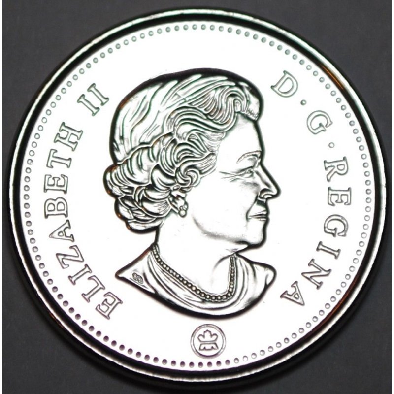 2016 Canadian 5-Cent Beaver Nickel Coin (Brilliant Uncirculated)