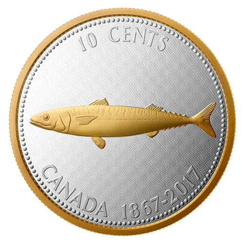 2017 (1867-) Canadian 10-Cent Big Coin Series Alex Colville Designs ...