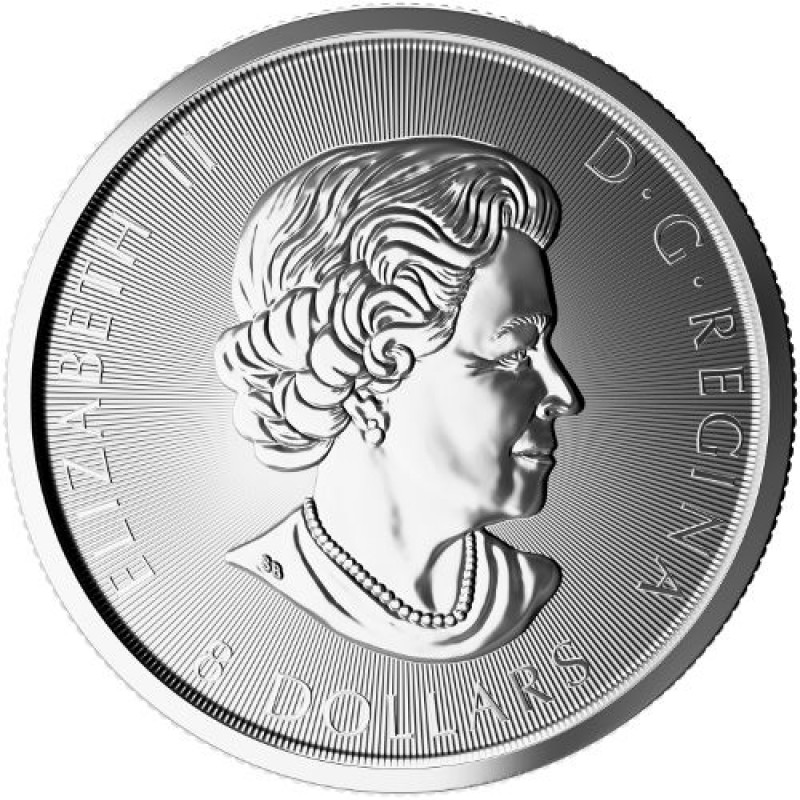 2016 Canada $8 Canadian Wildlife Series: Snow Falcon 1.5 oz 9999 ...