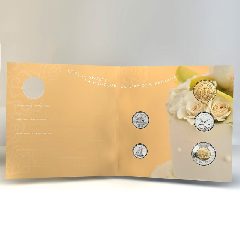 2014 Canada Wedding Coin Gift Set