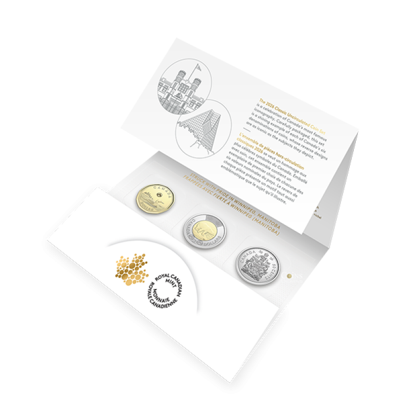 2026 Canada 6-Coin Classic Uncirculated Set