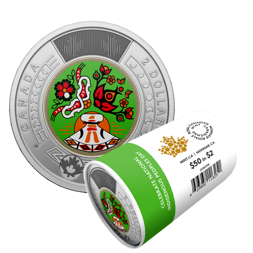 2023 Canadian $2 National Indigenous Peoples Day Colourized Toonie ...