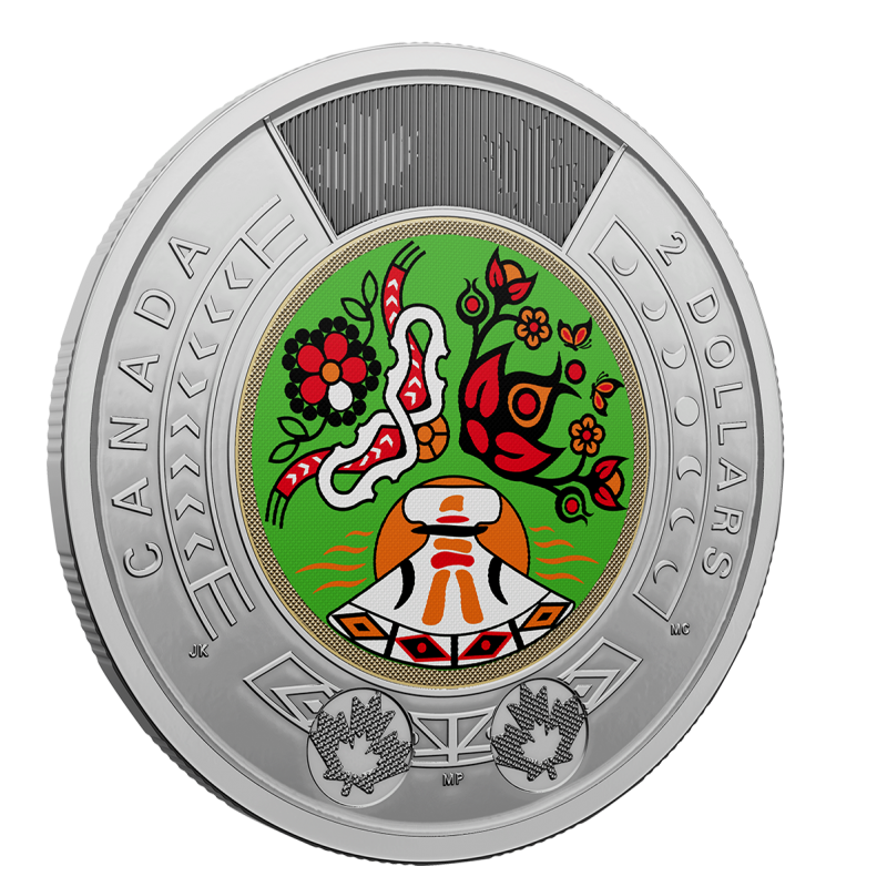 2023 Canadian $2 National Indigenous Peoples Day Toonie Special Wrap ...