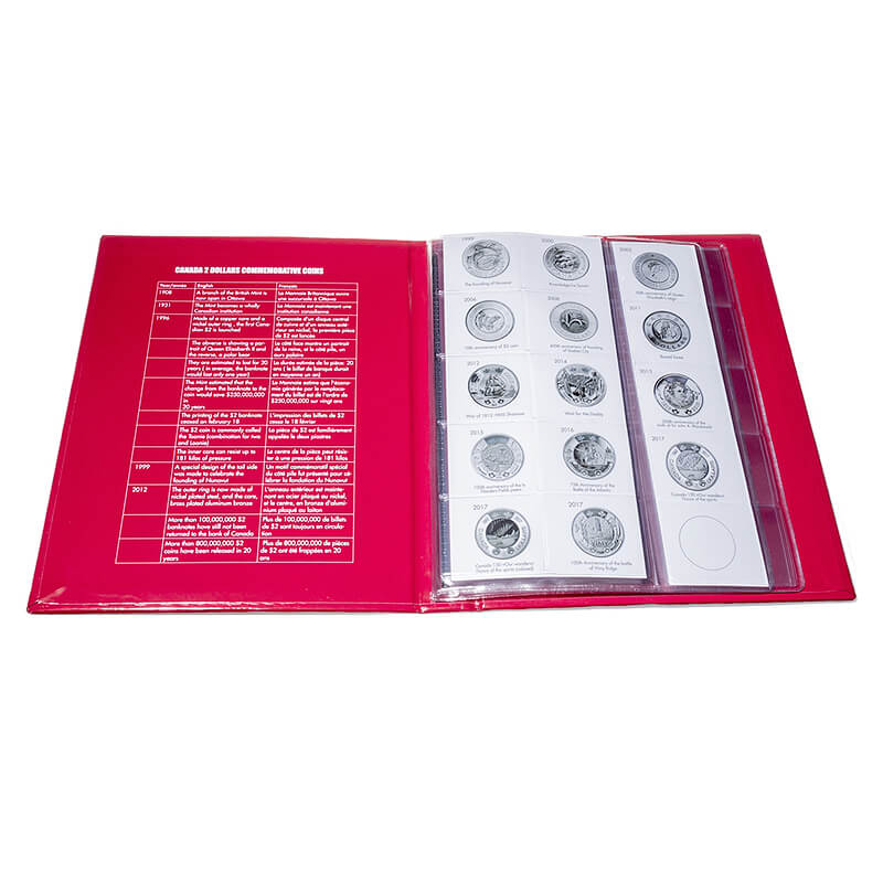 Kaskade Canada $2 Dollar Commemorative Toonie 60-Pocket Coin Album